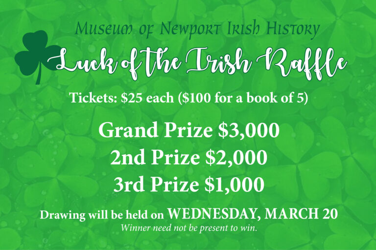 Luck of the Irish Raffle – Museum of Newport Irish History | Newport ...
